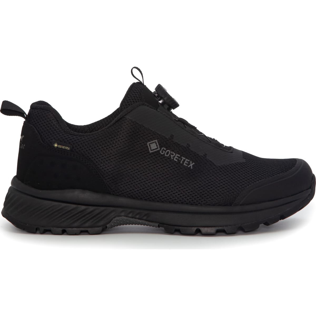 Polecat Urbs Denver GTX, vattentät promenadsko med boa-snörning, svart ...
